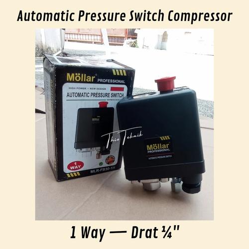 Jual MOLLAR Automatic Pressure Switch 1W Lubang Otomatis Kompresor ...