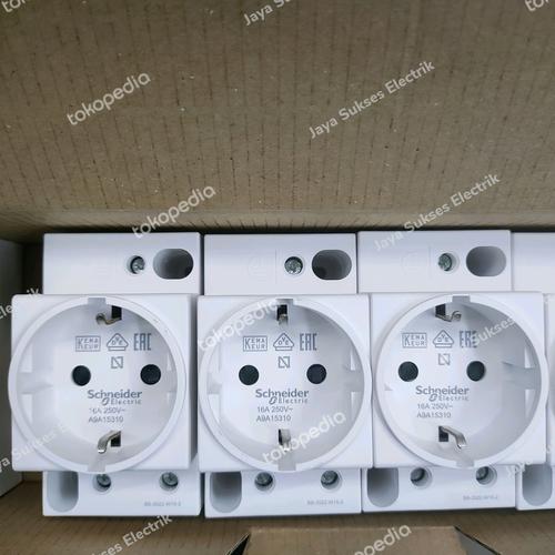 Jual Stop Kontak Dinrail 16A 250V A9A15310 2P+T DIN SCHNEIDER - Jakarta ...