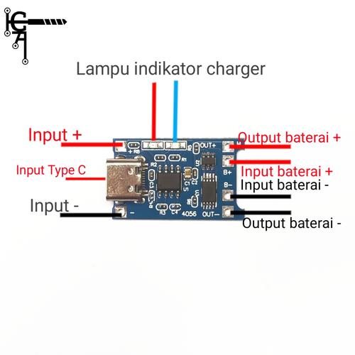 Jual TP4056 Type C 1A module Lithium battery charger - Kab. Bekasi ...