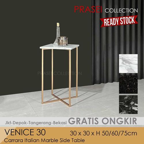 Jual VENICE 30 - Carrara Italian Marble Black Granite Table Meja Marmer ...