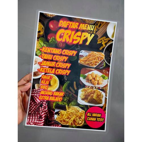 Jual cetak menu makanan + laminaning - Jakarta Timur - __Sinar Digital ...