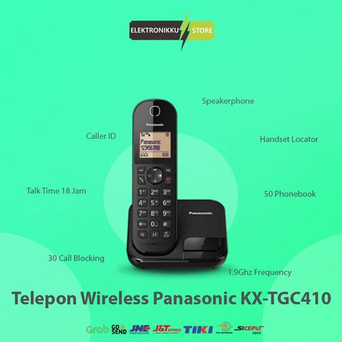 Jual Telepon Wireless Panasonic KX-TGC410 - Telephone Rumah Kantor ...