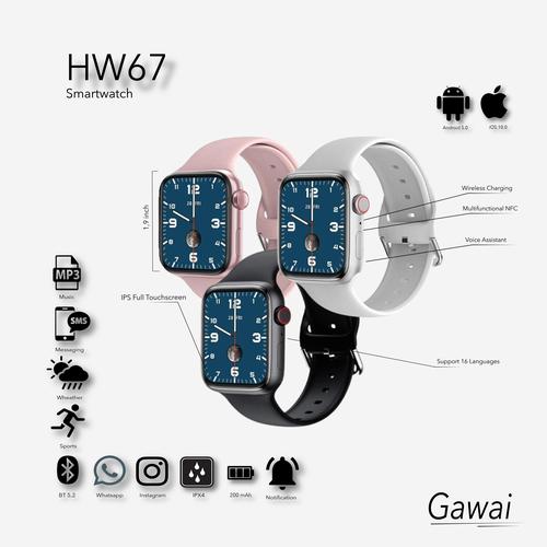 Jual Smartwatch HW67 Pro Max Smartwatch - GawaiPedia - Merah Muda ...