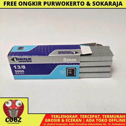 Jual 13/8 MM / BENZ WERKZ Isi Guntacker Stapler Tembak 8 MM Dus - Kab ...