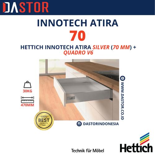 Jual HETTICH INNOTECH ATIRA 70 + QUADRO V6 - SILVER - Jakarta Utara ...
