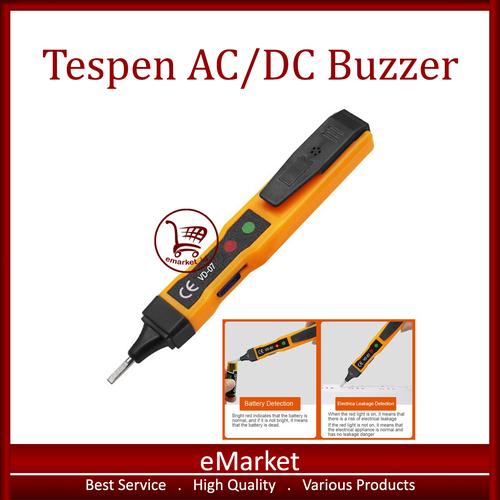 Jual Tespen Non Contact AC DC with Buzzer / Voltage Tes Pen Kabel Putus ...