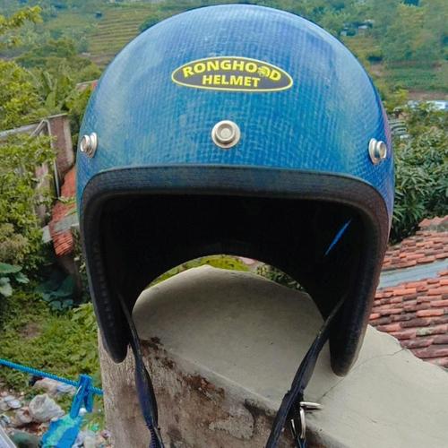 Jual Slim Head Helmet 500tx Model Raw - Biru, All Size - Kab. Bandung ...