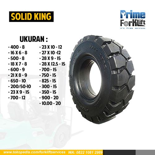 Promo BAN MATI 825-15 SOLIDKING / BAN FORKLIFT / BAN BUTA Cicil 0% 3x ...