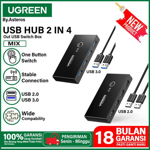 Jual UGREEN Adapter HUB PC 4 Port Usb Sharing Switch Selector 2.0 3.0 - Kab. Tangerang - UGREEN ...