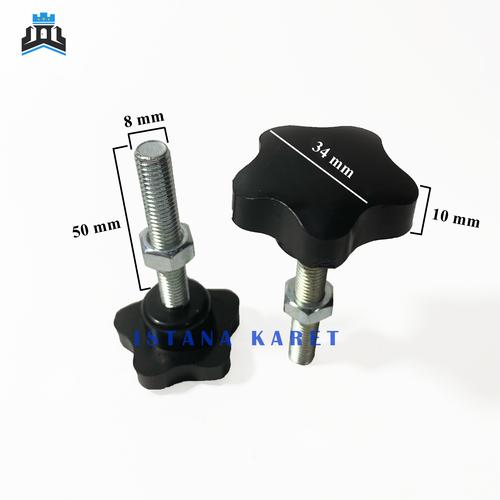 Jual Knob Star Adjuster Baut M8 T50 - Kab. Bandung - Istana Karet ...