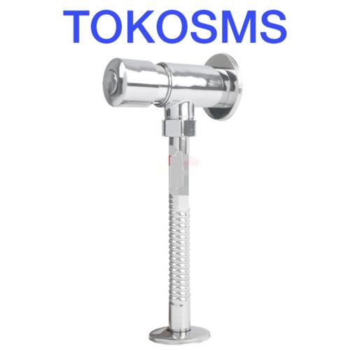 Jual push kran urinal model flexible pushkran urinoir tekan valve kran ...