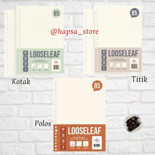 Jual Isi Binder File - Loose Leaf A5/ B5 Ina Creative Grid dan Dotted ...