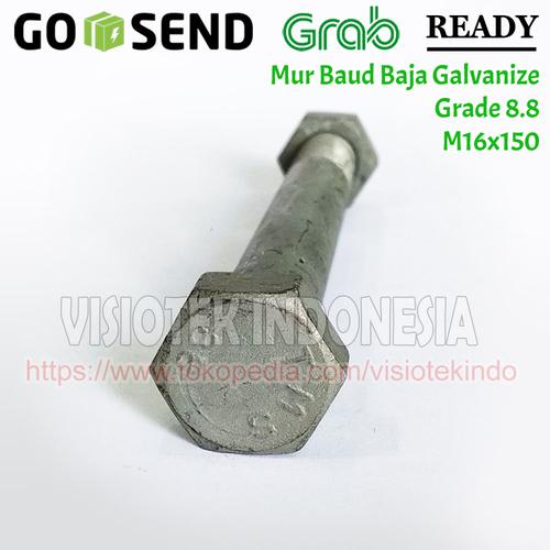 Jual Baut Baja 8.8 Galvanis M16x150 Mur Baud HD Galvanize - Kota Bekasi ...