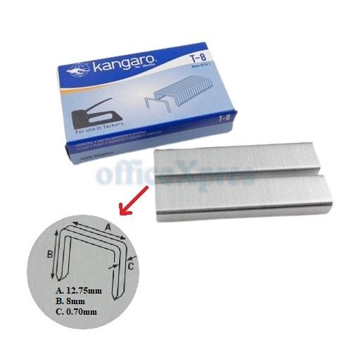 Jual Isi Stapler Tembak / Isi Staples Guntacker / Isi Hekter T8 Kangaro ...