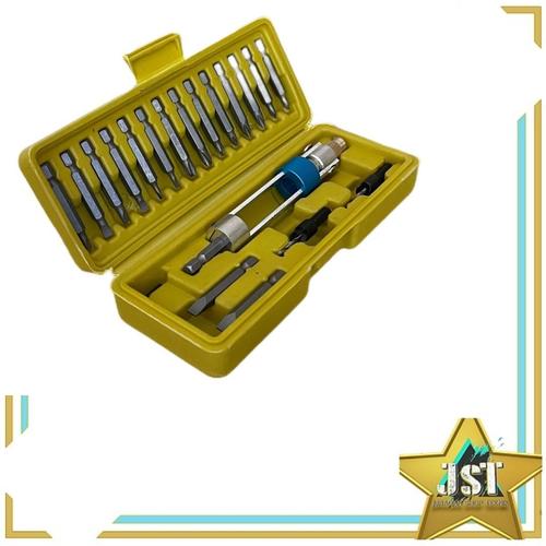 Jual SKY15 Mata Bor Obeng Set 20pcs Screwdriver Bit Flip Bolak Balik ...