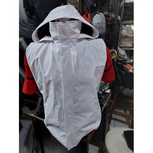 Promo Rompi/Vest warna putih bahan taslan waterproof - XL - Jakarta ...