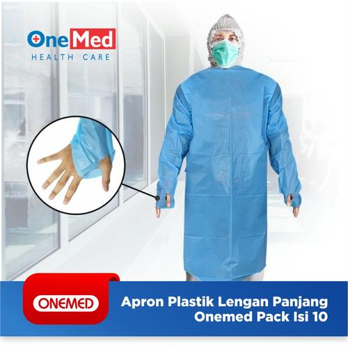 Jual Apron Plastik Lengan Panjang Onemed Pack Isi 10 - Kota Surabaya ...