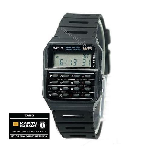 Jual JAM TANGAN CASIO CALCULATOR CA 53W CA-53W CA-53W-1 ORIGINAL RESMI ...