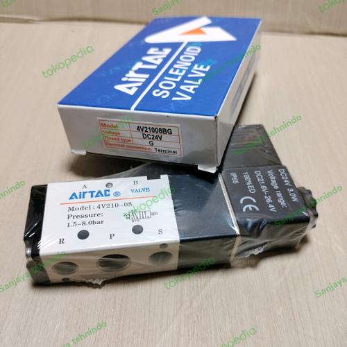 Jual Solenoid Valve AIRTAC 4V210-08 DC24V - Kota Tangerang - Sanjaya tehnindo | Tokopedia