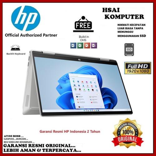 Jual HP PAVILION X360 14 EK0116TU i7 1255U 16GB 512SSD 14" FHD TOUCH ...