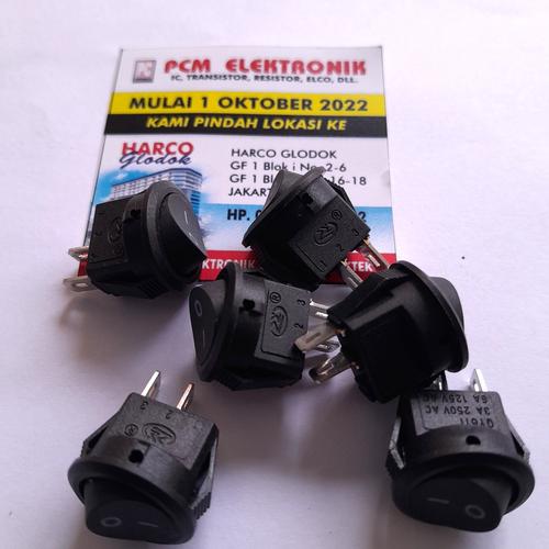 Jual SAKLAR SWITCH ON OFF BULAT KECIL 2 PIN 2 KAKI - Jakarta Barat ...