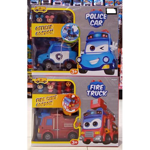 Jual Sale Mainan: GoGo Bus Police car/ School Bus/ Fire Truck Gordon ...