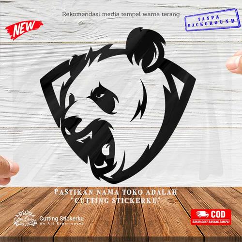 Jual Cutting Stiker Panda Logos Variasi Motor Mobil Sticker Bear ...
