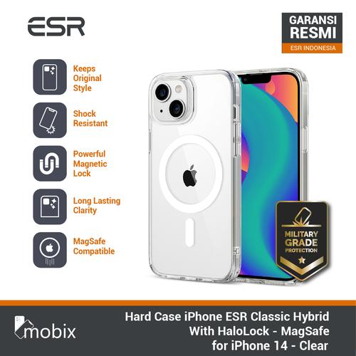 Promo Hard Case iPhone 14 Series ESR Classic Hybrid with HaloLock ...