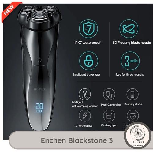 Jual ENCHEN Blackstone 3 Electric Shaver Razor 3D IPX7 Waterproof ...