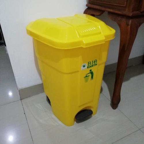 Jual TEMPAT SAMPAH BIO INJAK 45 LITER + RODA GREEN LEAF 2006/TONG ...