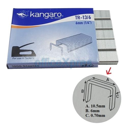 Promo Isi Stapler Tembak TR13/6 / Isi Staples Gun Tacker 13/6 Kangaro ...