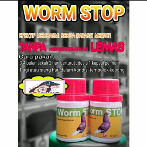 Jual WORM STOP BARON OBAT CACING DAN PARASIT UNTUK BURUNG MERPATI LOMBA ...