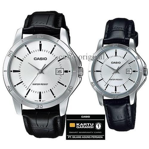 Jual Jam Tangan Casio Couple MTP-V004L/LTP-V005L MTP V004L V005L Original - COUPLE V001L 1B ...