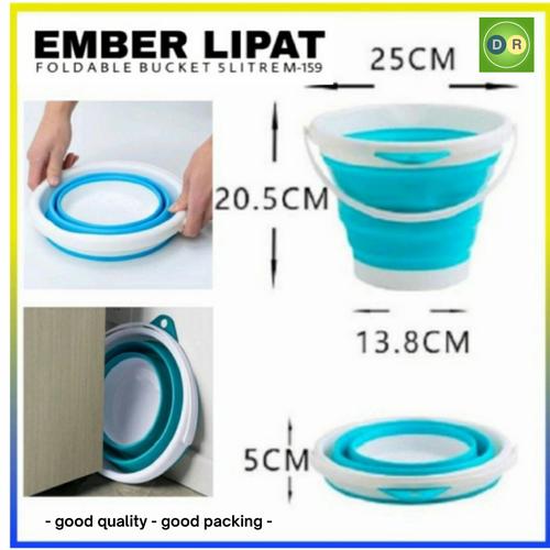 Jual ember lipat 5 liter portable silikon serbaguna - Kota Semarang ...