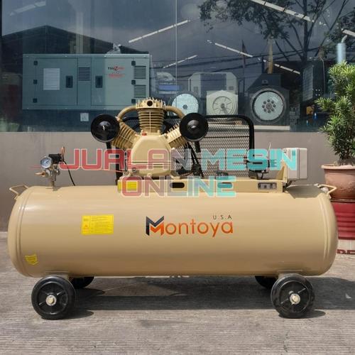 Jual Kompresor Angin 10 hp (pk) Montoya T-1.0/8 + dinamo Air Compressor ...