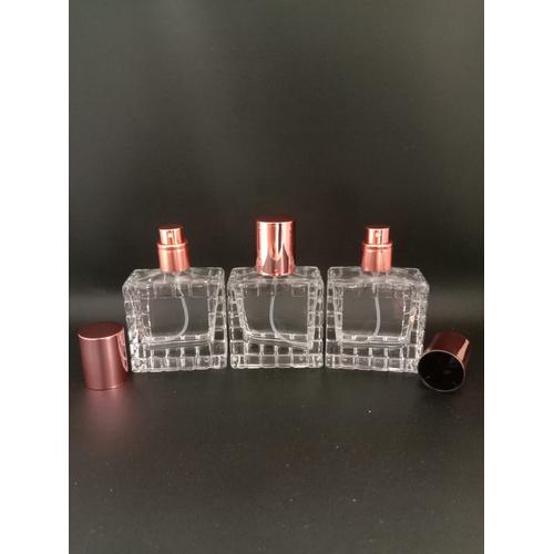 Jual Botol parfum drat corak kotak/bintik kotak 30ml rose gold per ...