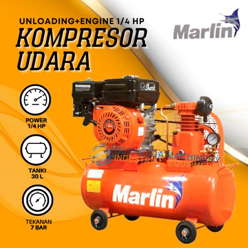 Jual Marlin 1/4 HP Kompresor Udara 0.25 Hp engine bensin - Kota Surabaya - Bethesda Machinery ...