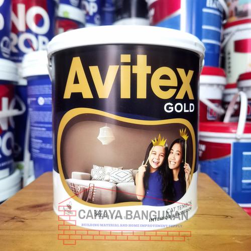 Jual Avitex Gold 5 Kg 5Kg Galon Cat Tembok Interior Exterior Putih ...