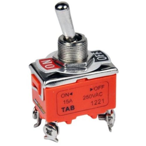 Jual TAB Saklar Toggle 15Ampere 250VAC / Toggle Switch - 6Kaki ON-OFF ...
