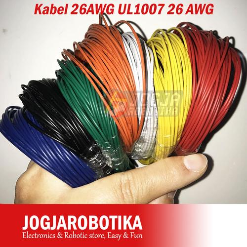 Jual Kabel 26AWG UL1007 26 AWG Electronic PVC Insulated Wire AWG 26 UL ...