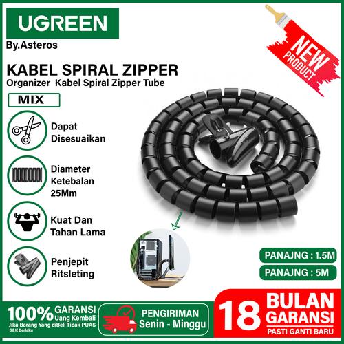 Jual UGREEN Kabel Spiral Wrapping Pelindung Perapih Kabel Organizer ...