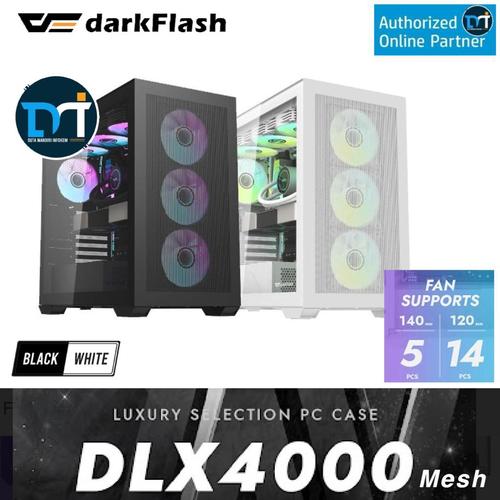 Promo darkFlash DLX4000 MESH - Tempered Glass Mid-Tower E-ATX Gaming ...
