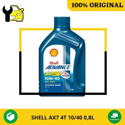 Jual OLI MOTOR MATIC SHELL AX7 10W-40 800ML Oil Mesin - Jakarta Selatan ...