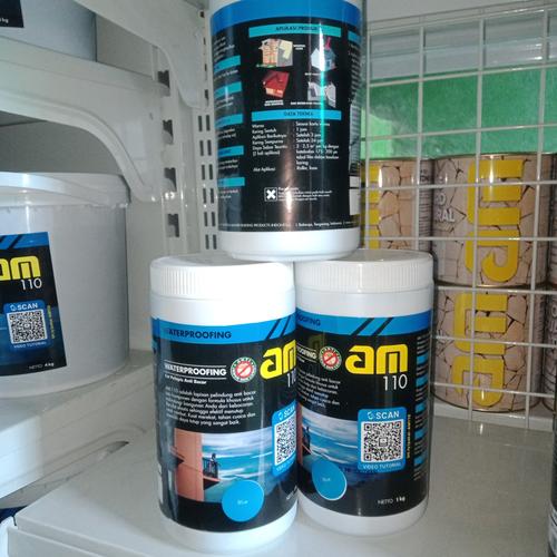 Jual am110 waterproofing cat pelapis anti bocor (1 kg) warna blue ...