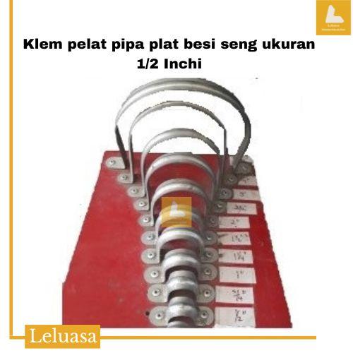 Jual Klem pelat pipa plat besi seng ukuran 1/2 Inchi - Kab. Bandung ...
