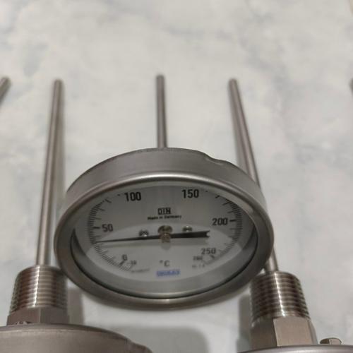 Jual WIKA Thermometer D3" Payung 200°C+Thermowell panjang 11cm, drat 3/ ...