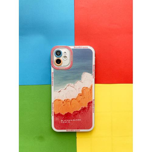 Promo Red Beach Iphone Case 7 8 SE X XS XR 11 12 13 PRO MAX MINI Casing ...