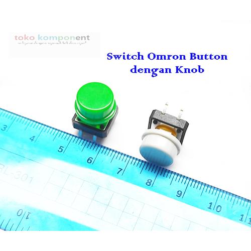 Jual Micro Switch Omron Original B3F-4055 Push Button 12*12*7 dengan ...