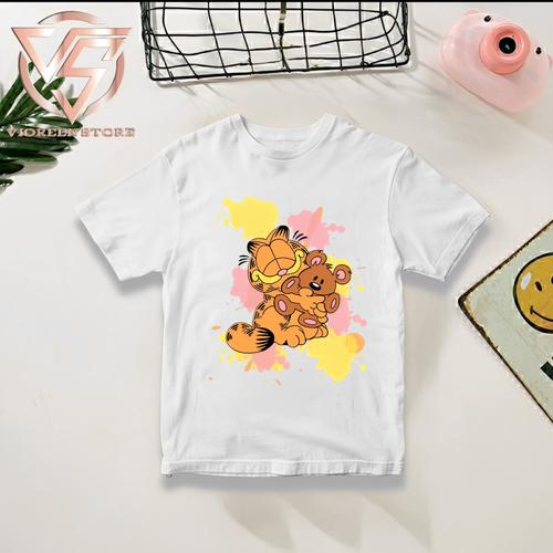 Jual BAJU KAOS KATUN ANAK PREMIUM GARFIELD UKURAN 2 TAHUN - 13 TAHUN ...