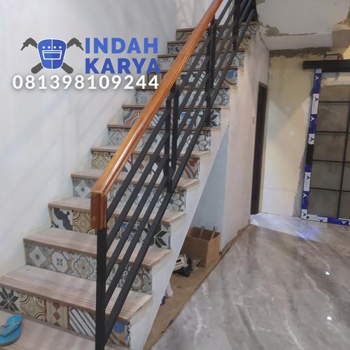 Jual Link pesanan railing tangga handrail kayu Setu Cipayung ...